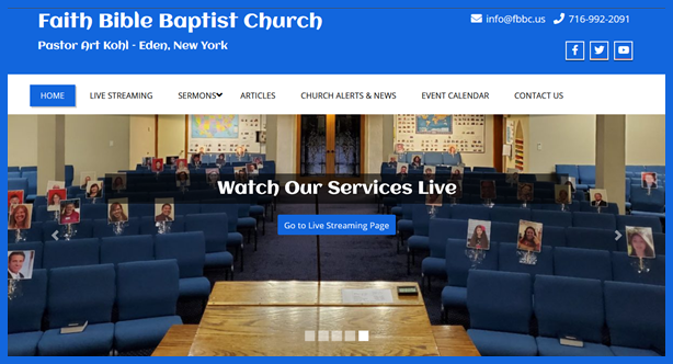 Buffalo NY Baptist Church, Fundamental Baptist, Independent Baptist Church